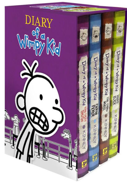 Diary of a Wimpy Kid Box of Books 5-8 Hardcover Gift Set: Ugly Truth ...